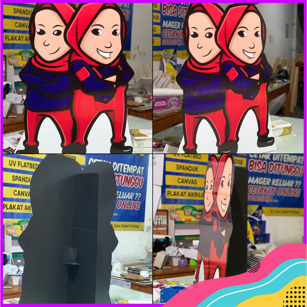 Jual Mini Standee Custom Gambar Tinggi Max 70cm | Shopee Indonesia