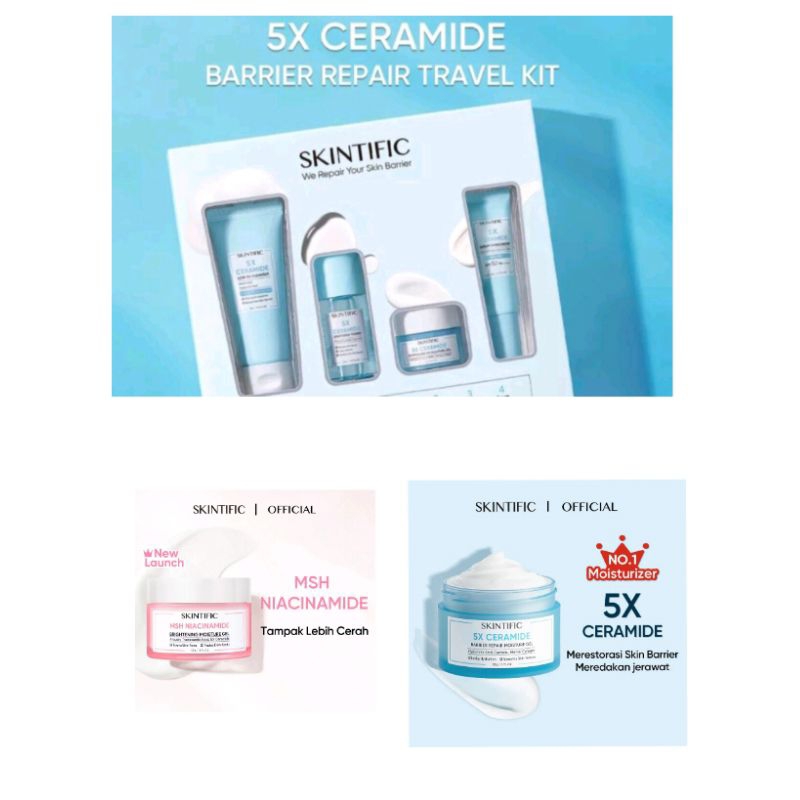Jual SKINTIFIC 5X CERAMIDE TRAVEL KIT | Shopee Indonesia