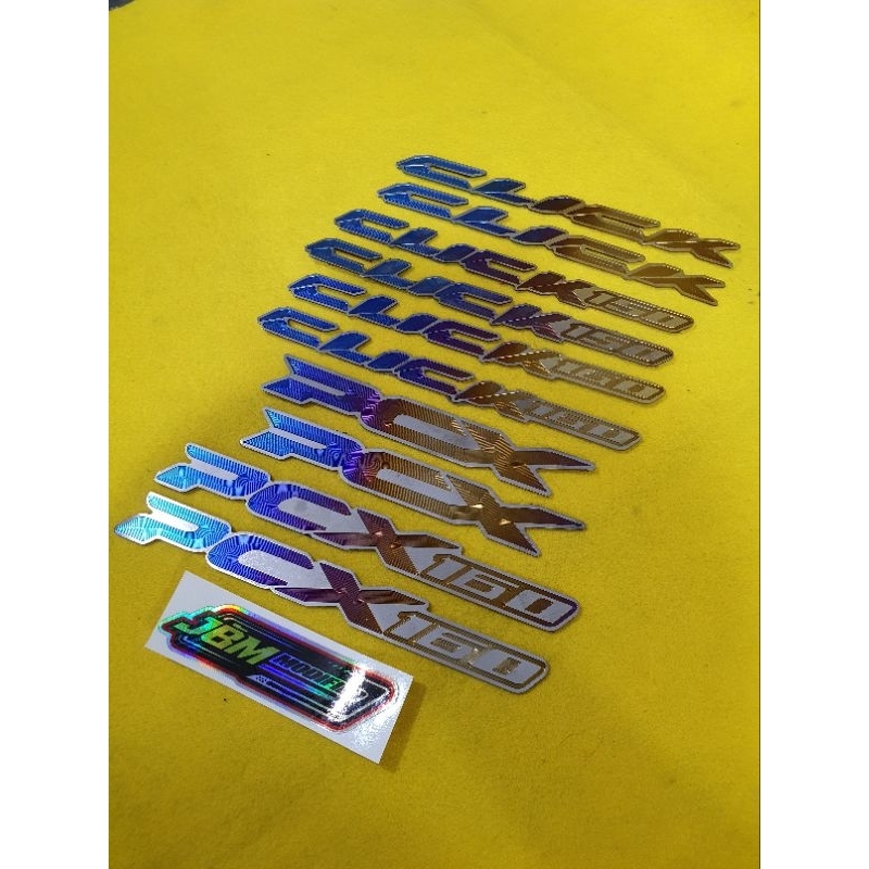 Jual Emblem Titanium Body Click 125/150/160 & PCX 150/160 Original ...