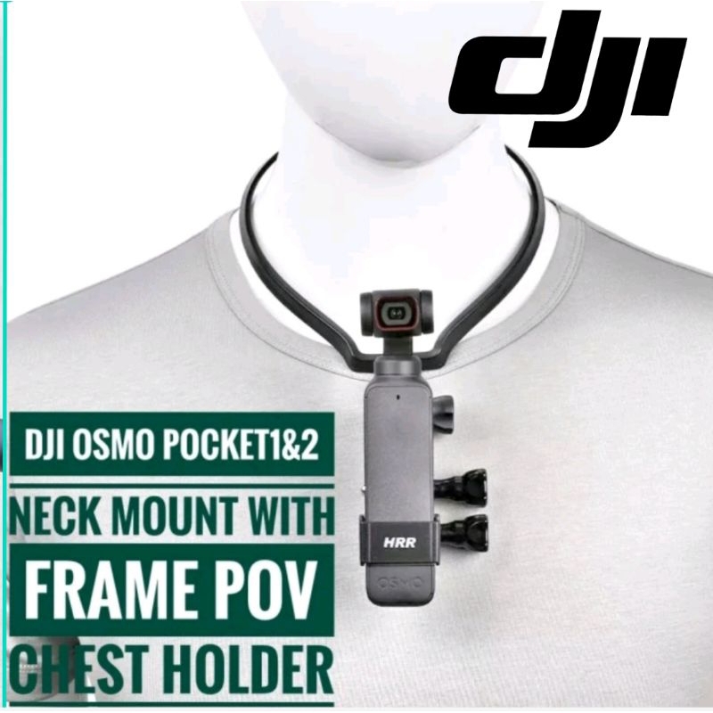 Jual DJI Pocket 2 Neck Mount with Frame POV Chest Holder for DJI Osmo ...