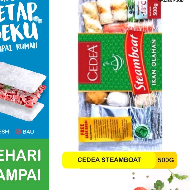 Jual Steamboat Set Cedea 300 500 Gr Fish Frozen Food | Shopee Indonesia