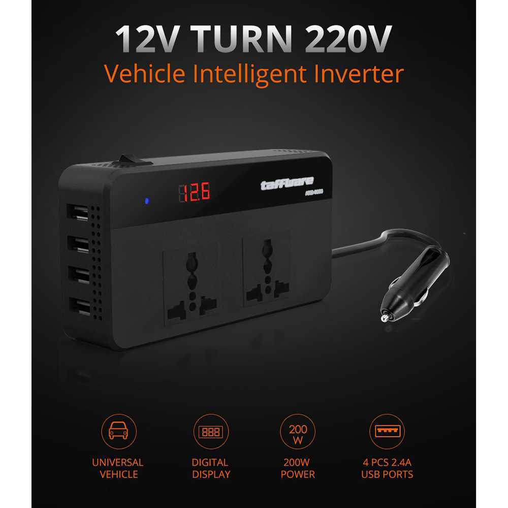 Jual Car Power Inverter Adaptor Mobil AC to DC Colokan Listrik ...
