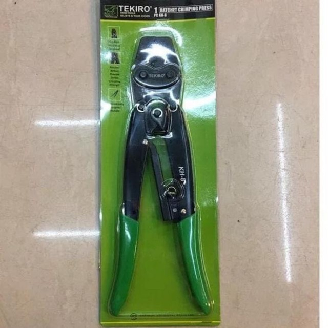 Jual TEKIRO RATCHET CRIMPING PRESS KH-8 Tekiro TANG PRESS SKUN RATCHET ...