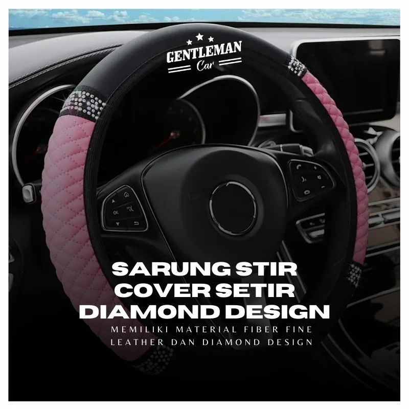 Jual Sarung Stir Cover Setir Ladies Pink Design & Premium Quality ...