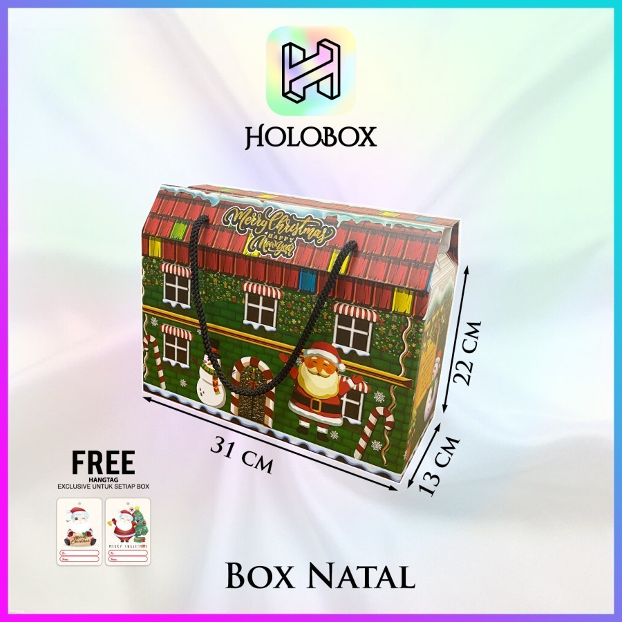 Jual Box Kado / Kotak Packaging / Gift / Hampers Gable Box Uk 25x13x22 ...