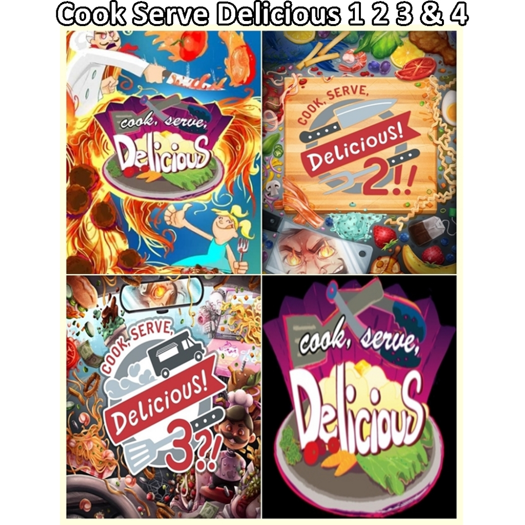 Jual Cook Serve Delicious 1 2 3 & 4 Game untuk Komputer PC Laptop ...