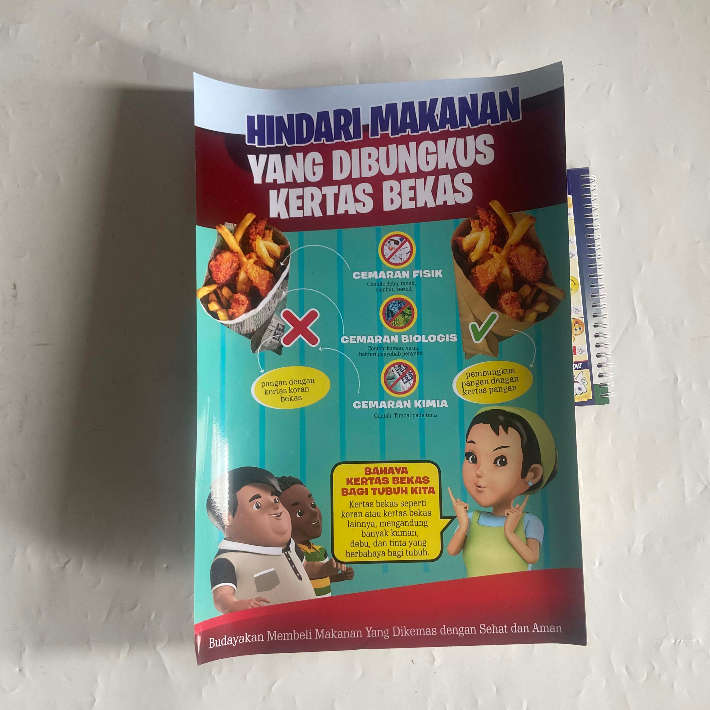 Jual Poster Makanan Sehat | Poster Jajanan Sehat | Poster Hindari ...