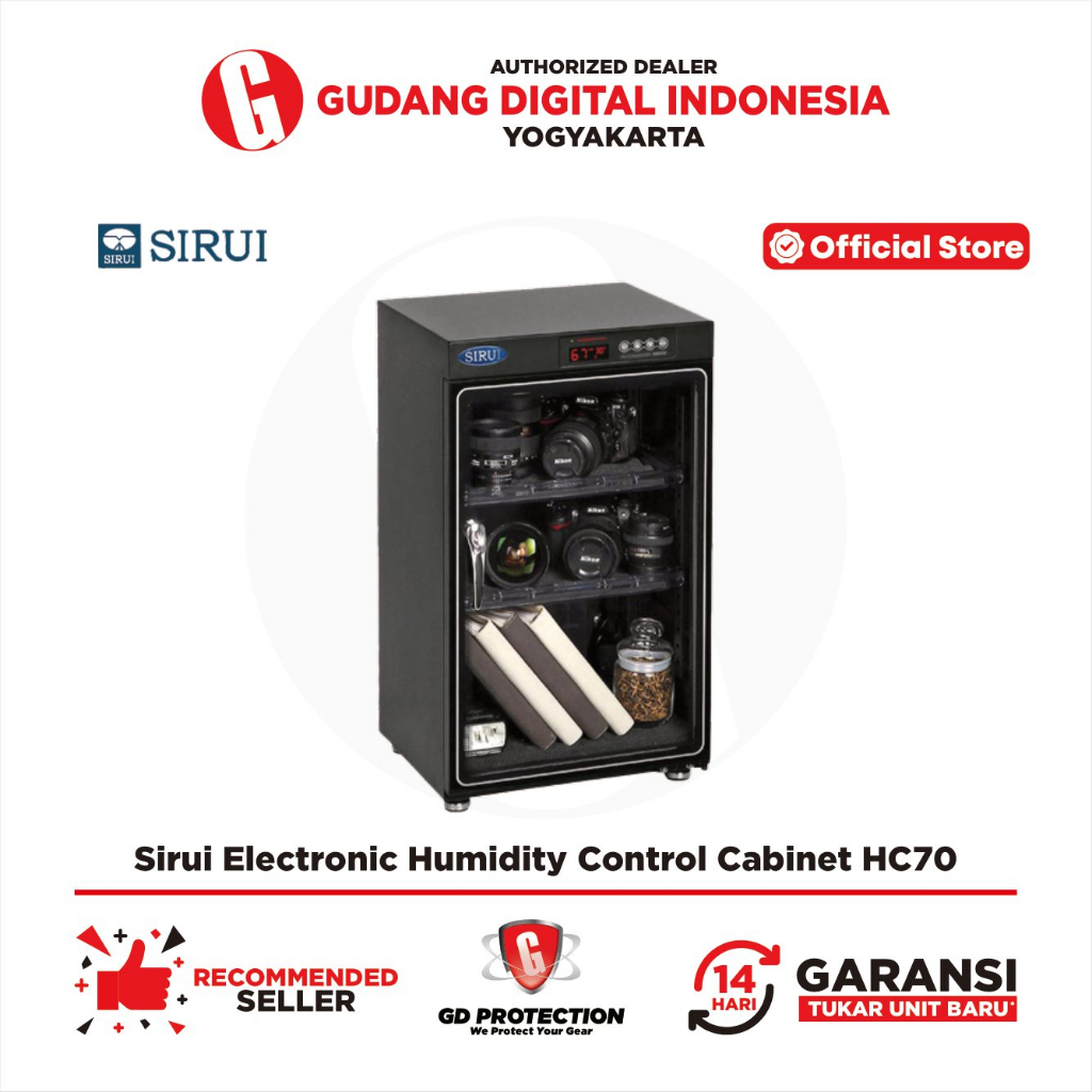 Jual Sirui HC-70 HC 70 Electronic Humidity Control Cabinet | Shopee ...