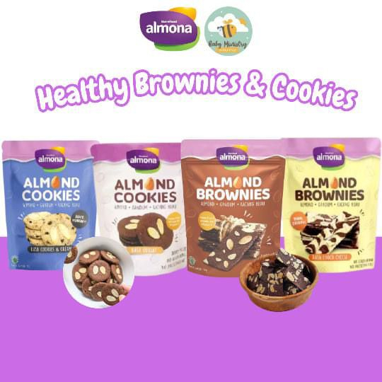 Jual ALMONA ALMOND COOKIES / ALMONA ALMOND COOKIES N CREAM / COOKIES ...