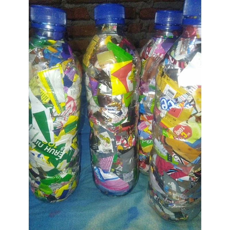 Jual ecobrick botol aQua 600ml | Shopee Indonesia