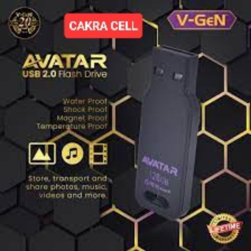 Jual Flashdisk V-Gen AVATAR 8GB 16GB 32GB 64GB | Shopee Indonesia