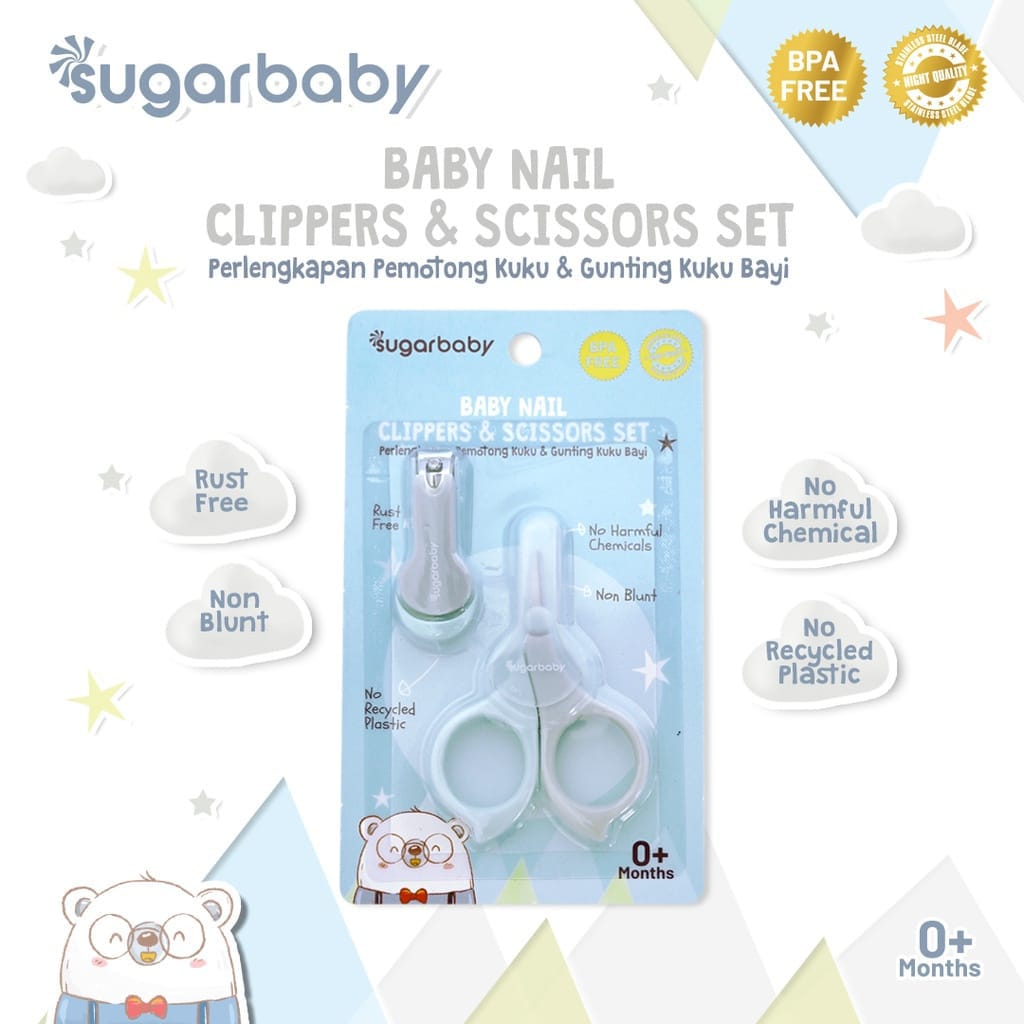 Jual Sugar Baby Manicure 4in1 Baby Nail & Hair Kits (Perlengkapan ...