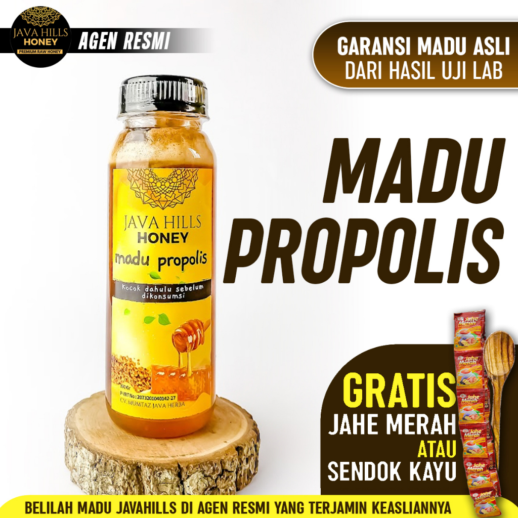 Jual Madu propolis java hills honey mumtaz herba javahills | asam urat ...