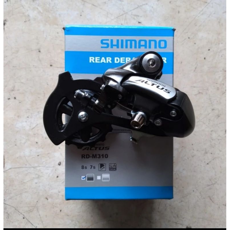 Jual RD Rear derailleur shimano original altus M310 medium cage 8 9 speed 8speed 9speed | Shopee ...