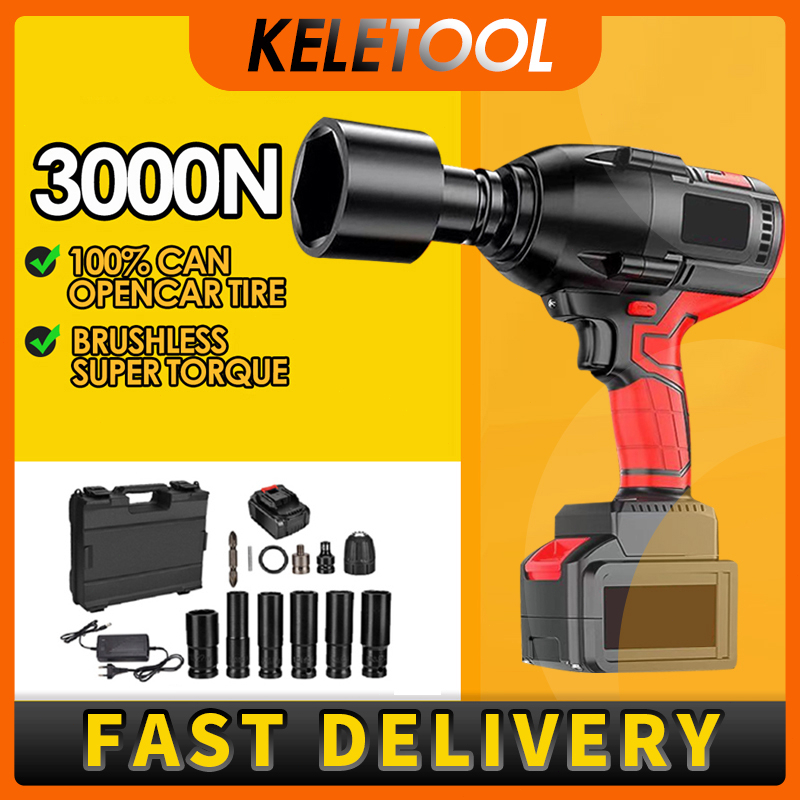 Jual KELETOOL Impact wrench listrik bor impact baterai APR kunci ...