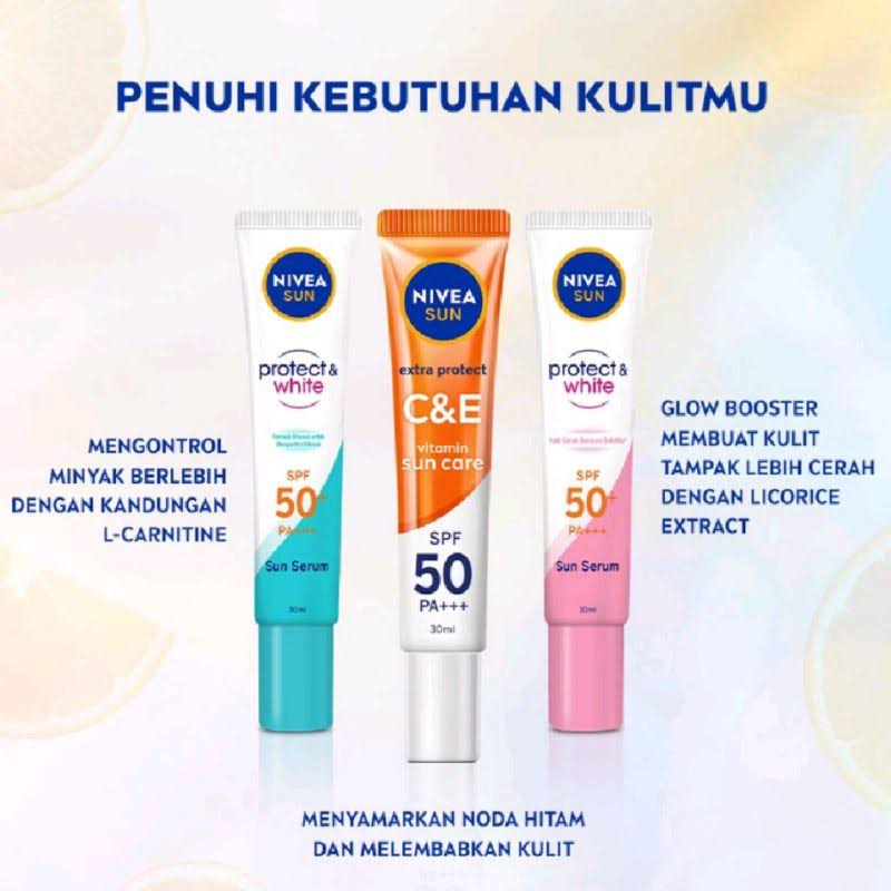 Jual (BPOM) NIVEA SUN SCREEN| NIVEA SUN PROTECT|SUNSCREEN WAJAH ...