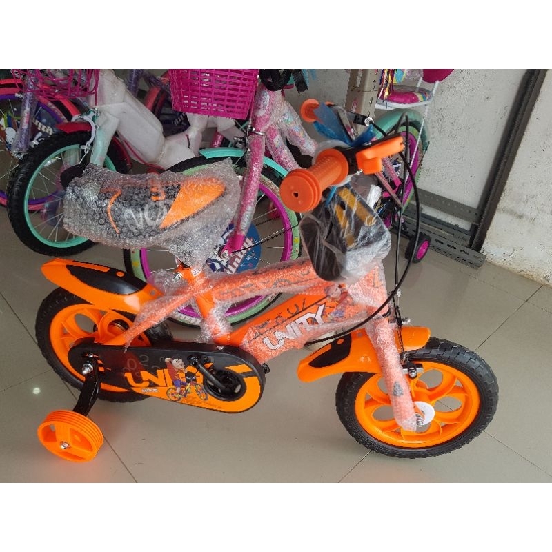 Jual Sepeda Anak Sepeda BMX 12 inch UNITY ( Warna Orange ) | Shopee ...