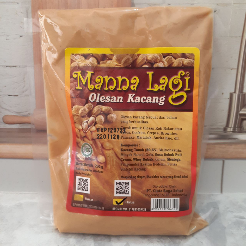 Jual Selai Kacang Manna Lagi kemasan 250g | Shopee Indonesia