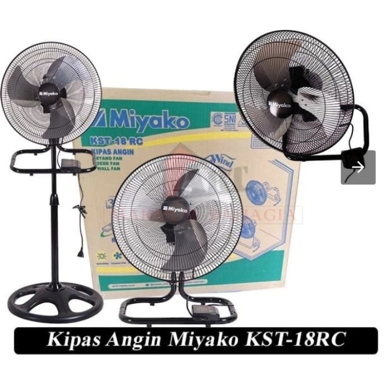 Jual (Khusus Wilayah Palembang) Kipas Angin 3in1 Miyako KST-18RC ...