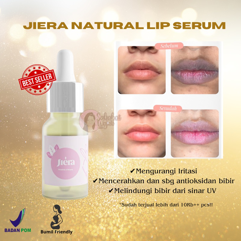 Jual JIERA NATURAL LIP SERUM 10ML | Shopee Indonesia