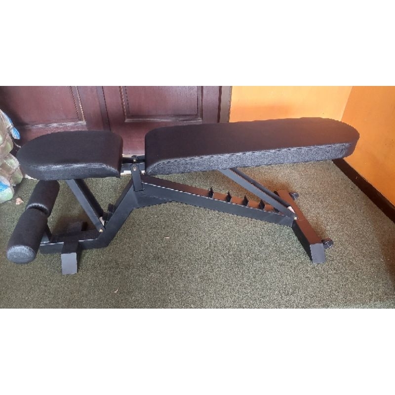 Jual Bangku fitness gym olahraga adjustable bisa flate incline decline ...
