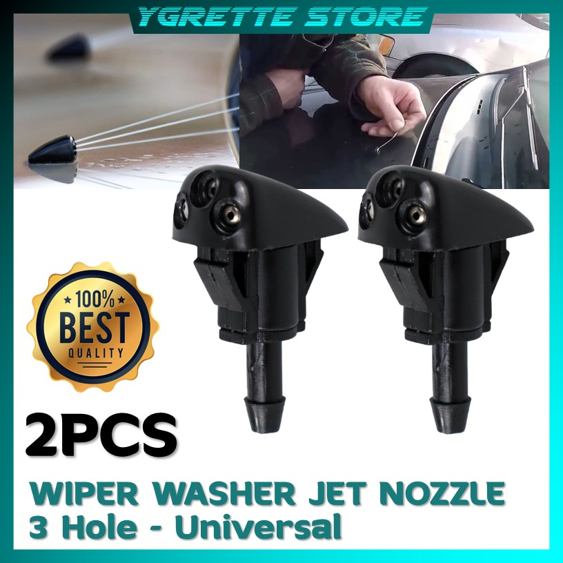 Jual YGRETTE - NOZZLE WIPER 3 LUBANG UNIVERSAL JET WASHER WIPER ...