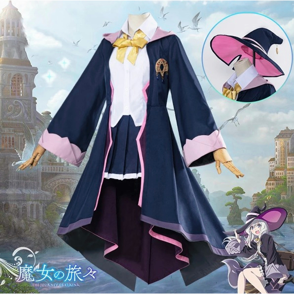 Jual Anime Manga Wandering Witch: The Journey of Elaina Cosplay Elaina ...