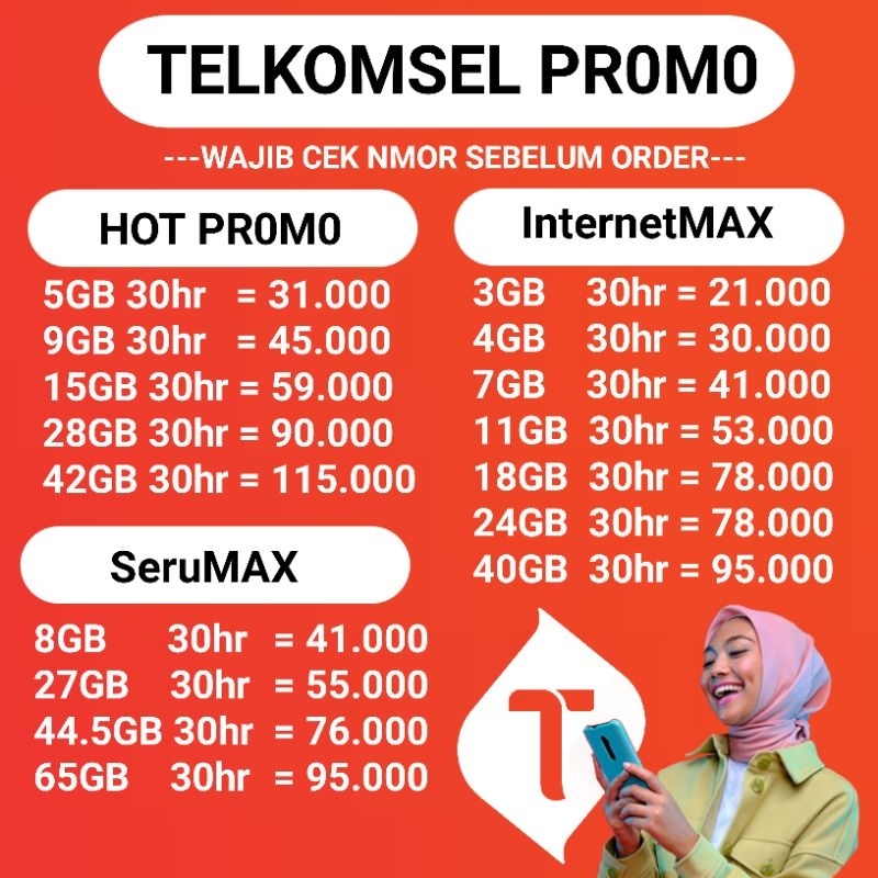 Jual KUOTA TELKOMSEL BULANAN 30HARI MURAH COMBO SAKTI | Shopee Indonesia