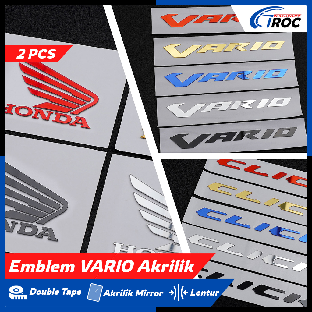 Jual EMBLEM VARIO 3D TIMBUL EMBLEM CLICK 3D TIMBUL EMBLEM WINGS HONDA ...