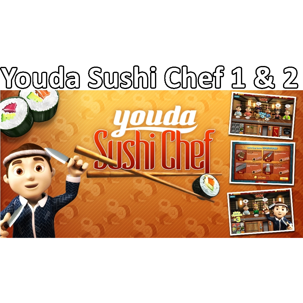 Jual Youda Sushi Chef 1 & 2 Game untuk Komputer PC Laptop KOLEKSI ...