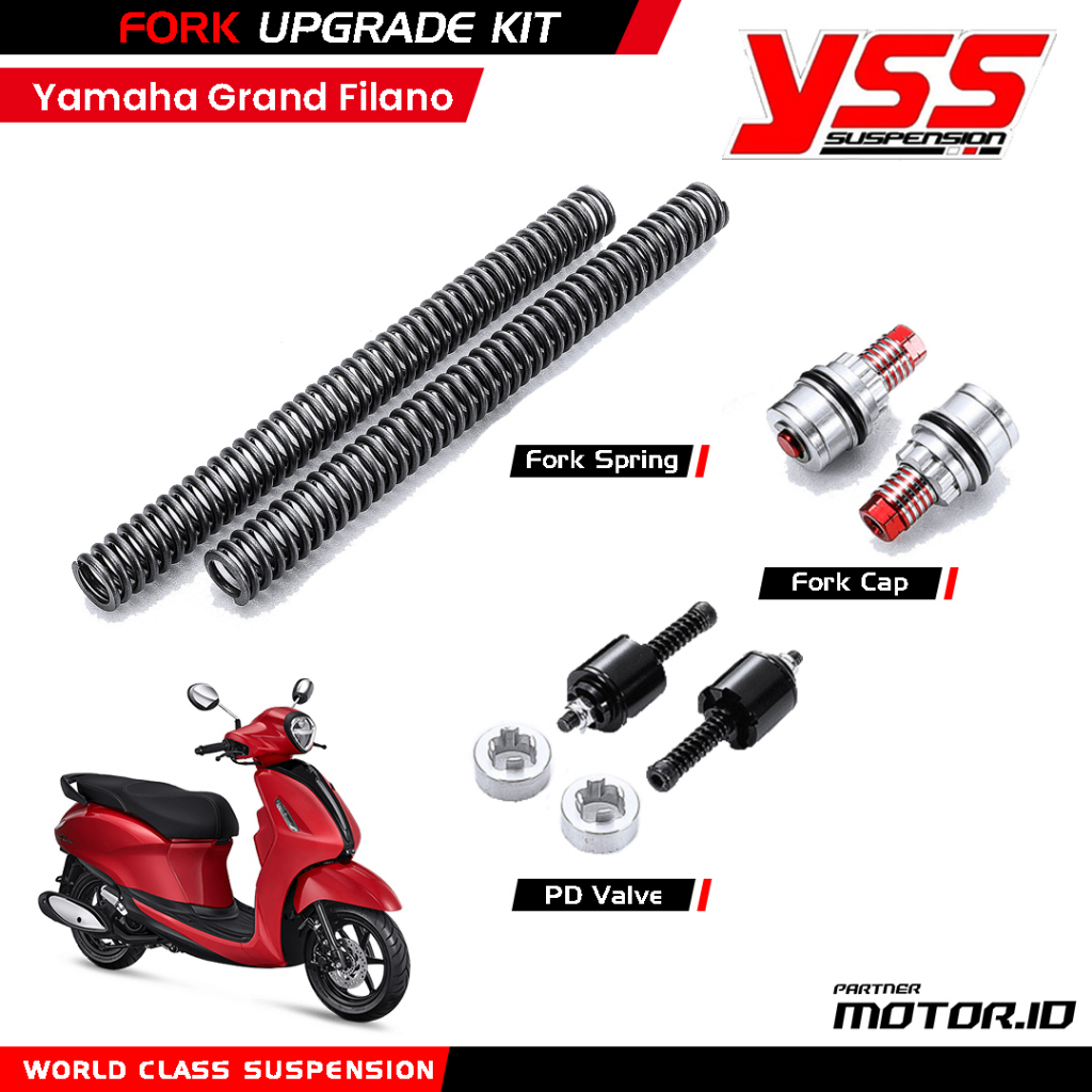 Jual YSS FRONT FORK UPGRADE KIT YAMAHA GRAND FILANO UPGRADE KIT SHOCK ...