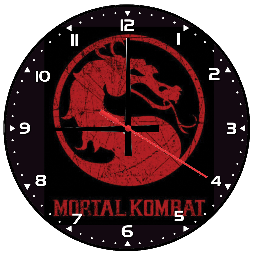 Jual JAMDINDING MORTAL KOMBAT /JAM DINDING VIRAL /JAM DINDING MURAH ...