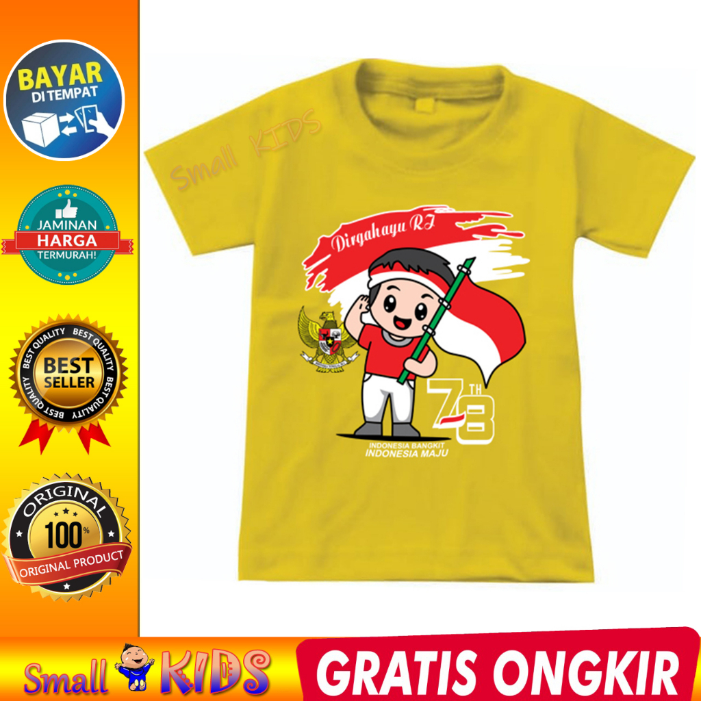 Jual Kaos atasan anak kemerdekaan indonesia merah putih HUT RI 79 ... Jual Kaos atasan anak kemerdekaan indonesia merah putih HUT RI 79 ...