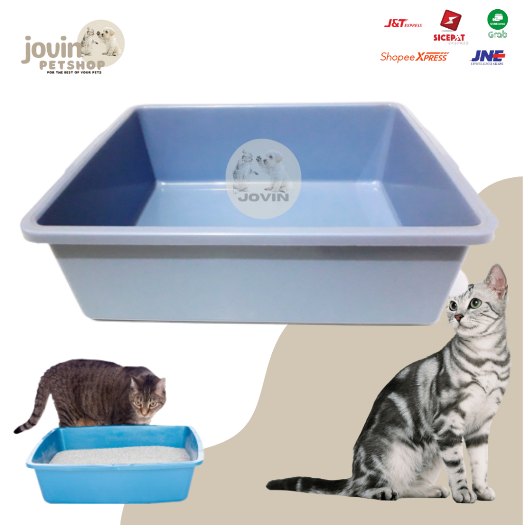 Jual Bak Pasir/Liter Box Kucing Anjing - GMP ABU | Shopee Indonesia