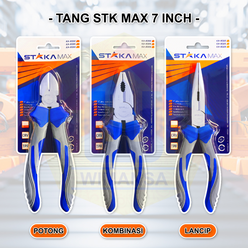Jual TANG STK MAX 7 INCH - TANG POTONG - TANG KOMBINASI - TANG LANCIP ...