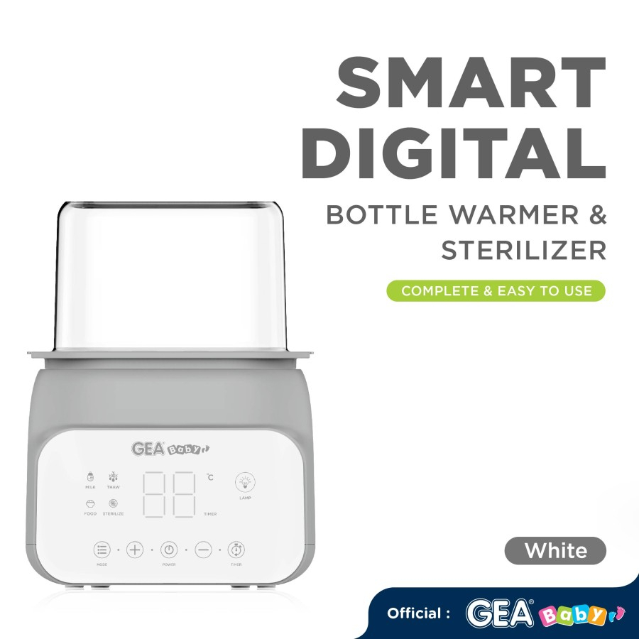 Jual Gea baby Smart Digital Bottle Warmer & Sterilizer GW-100 | Shopee ...