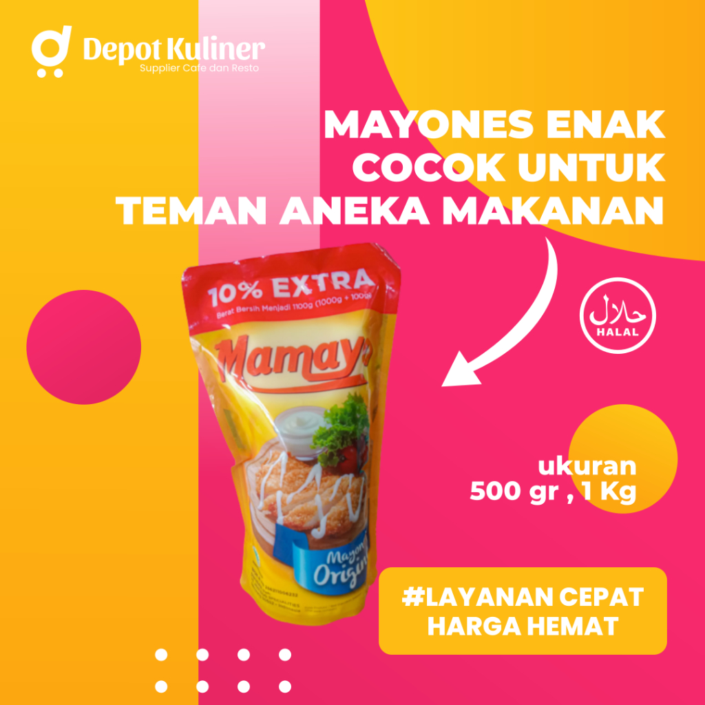 Jual Mayones Mamayo Saos Mayonnaise 500 gr dan 1KG | Shopee Indonesia