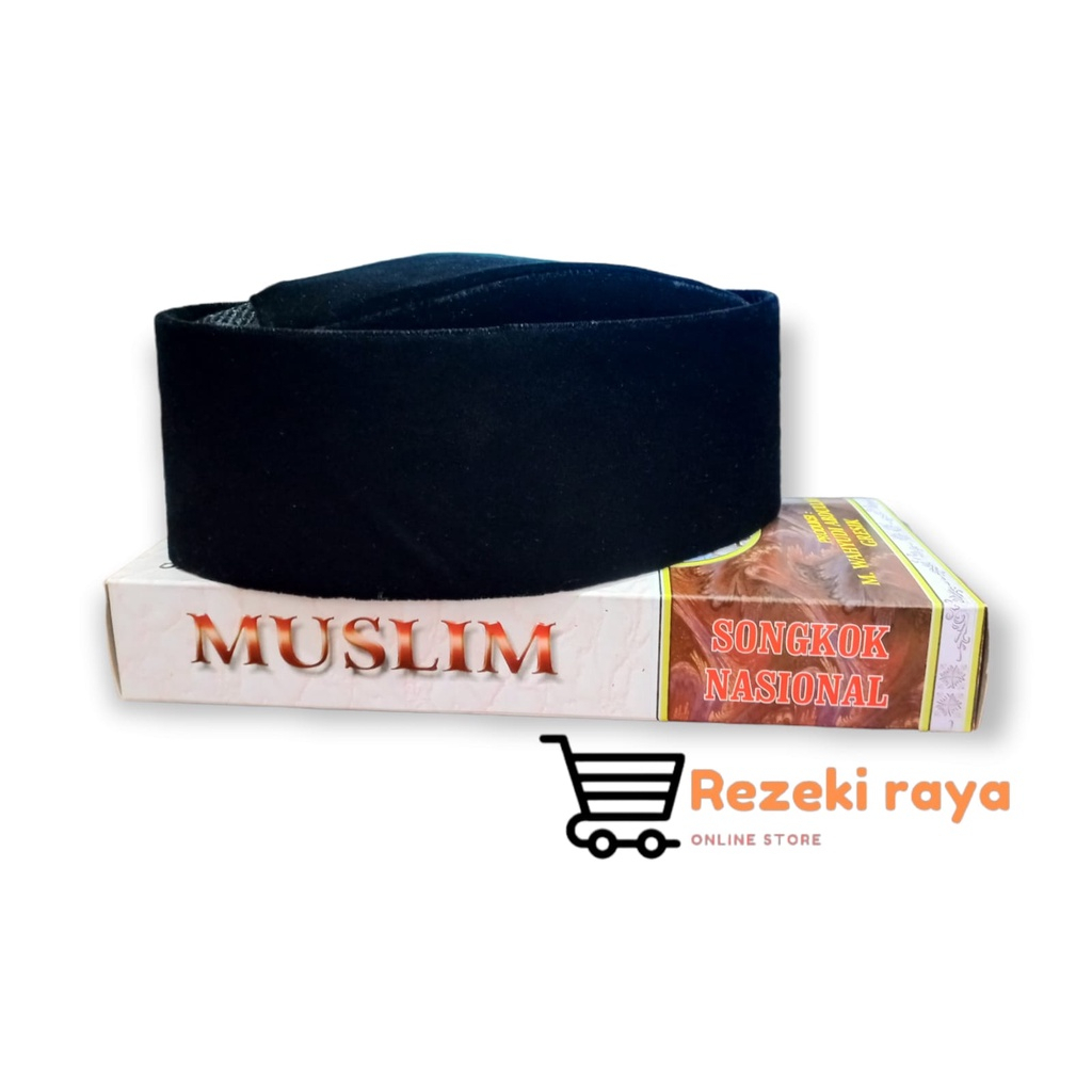 Jual Peci songkok nasional MUSLIM SUSUN special quality | bahan beludru ...