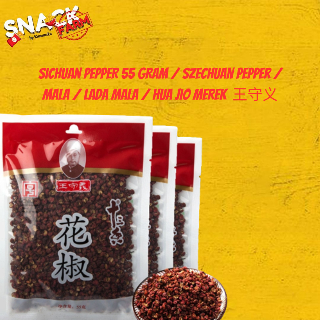 Jual Sichuan Pepper 55 gram / Szechuan Pepper / Mala / Lada Mala / Hua ...
