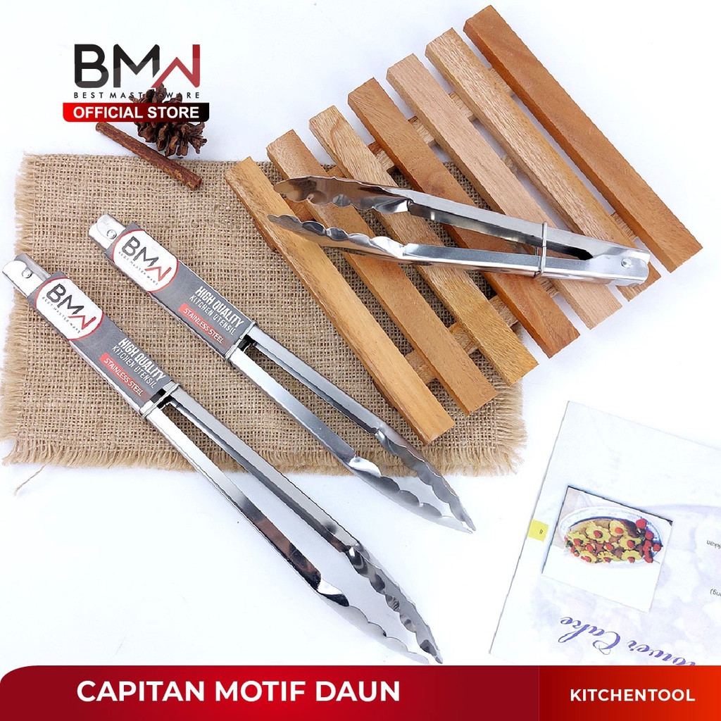 Jual Pencapit Makanan Jepitan Daun 9 14 INCH Capit Gorengan Stainless ...