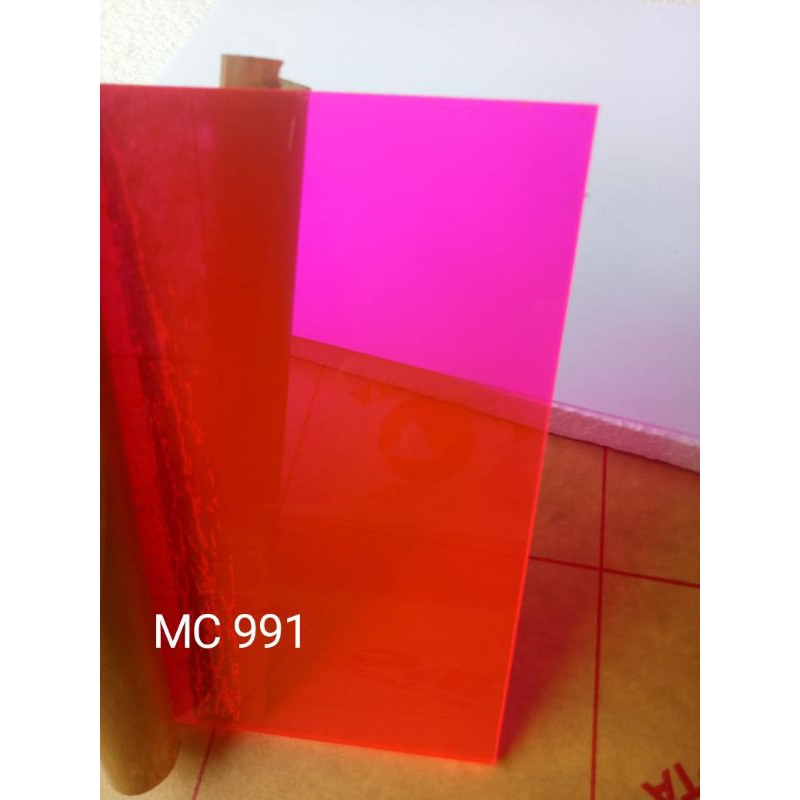 Jual Acrylic/ akrilik lembaran 3mm/potongan warna transparan ukuran A4 ...