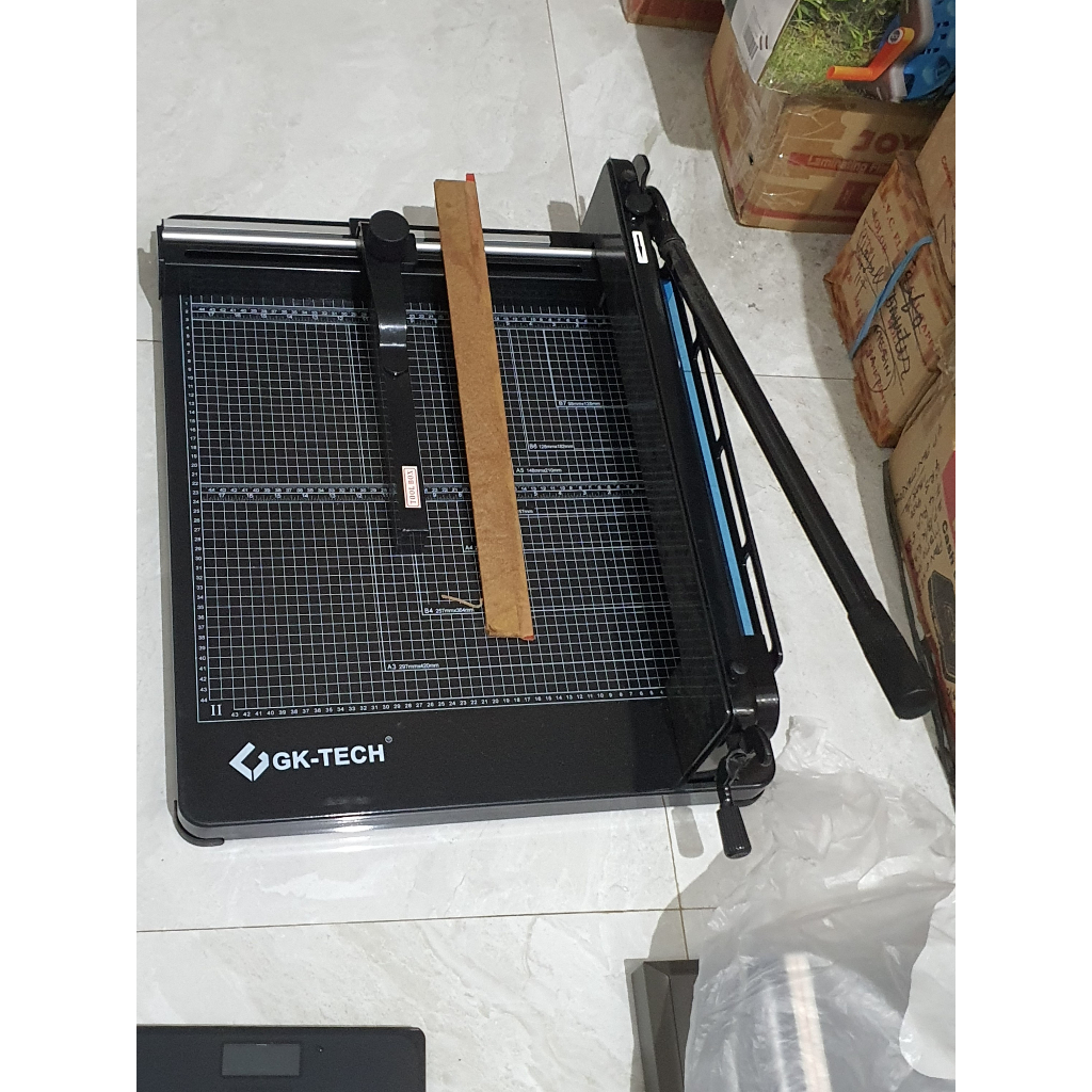 Jual Mesin Alat Pisau Pemotong Kertas A3 1 Rim 400 Lembar 858 Gk Tech
