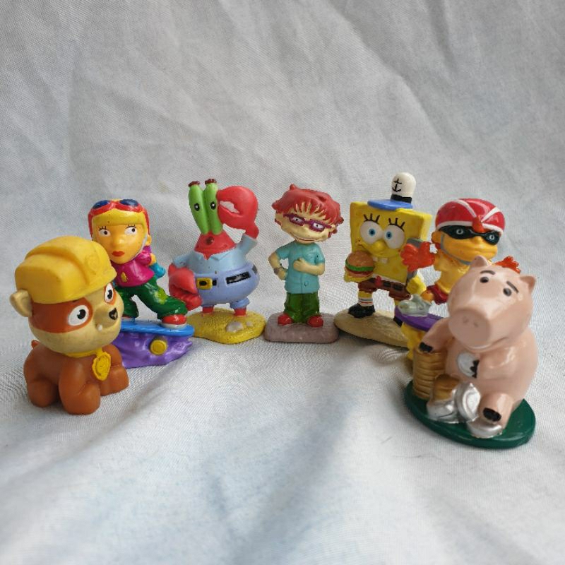 Jual Action Figure Spongebob Squarepants Mr Crab Hamm Toy Story Rugrats ...