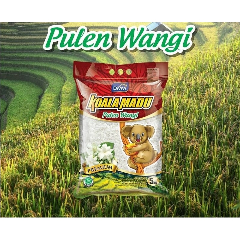 Jual Beras Koala Madu Pulen Wangi 5 Kg | Shopee Indonesia