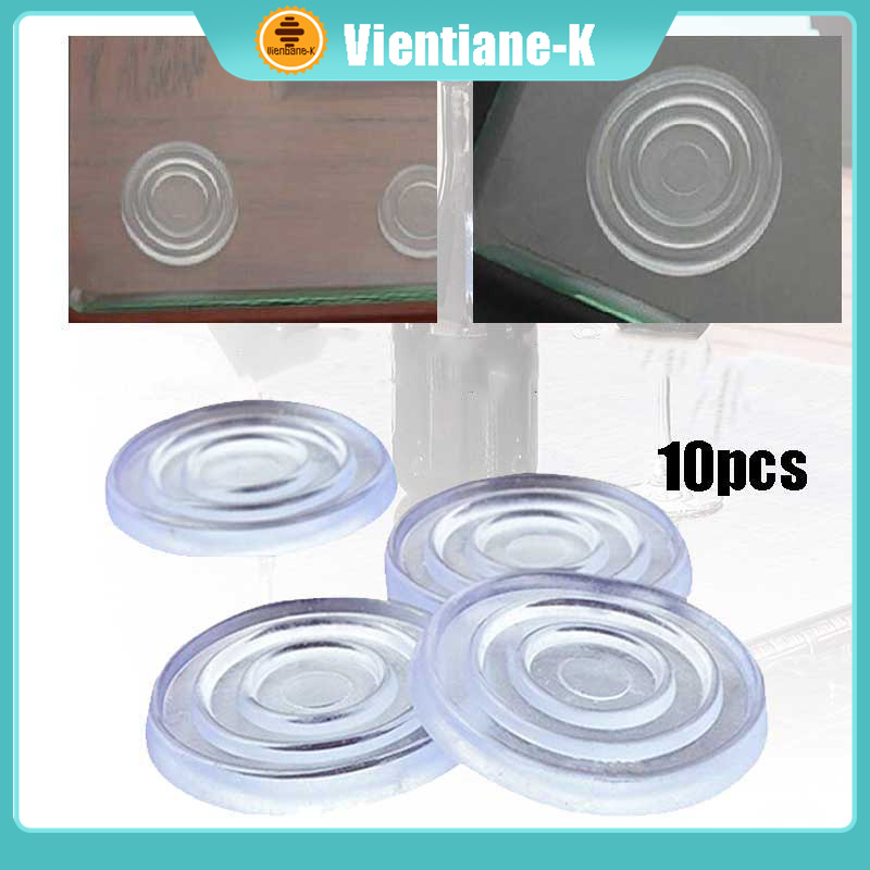 Jual Karet Ganjal Kaca 10 PCS Karet Penahan Kaca Meja 24 mm Bulat ...