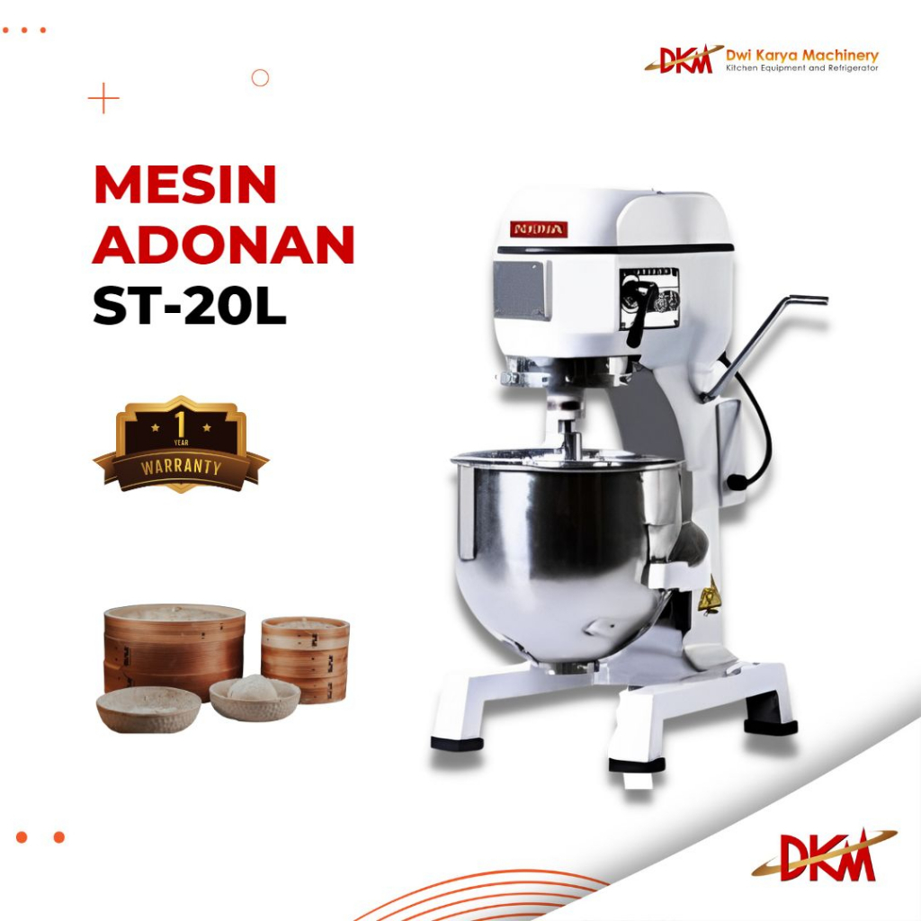 Jual Mixer Roti ST-20L Adona/Mixer Adonan Roti 20Liter Adona ST-20L ...
