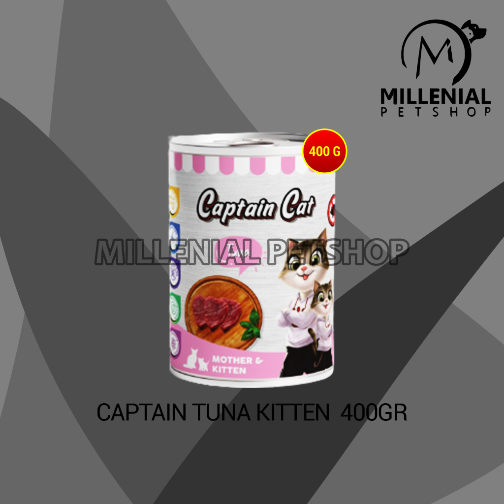 Jual Makanan Basah Kucing Kaleng Can Captain Wet Food 400 Gram | Shopee ...