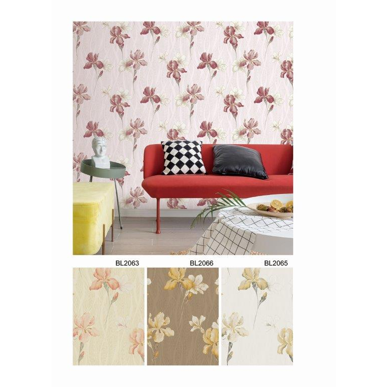 Jual Wallpaper/Dinding/Bahan/Vinyl/Premium/Elegant/Bunga/Texture/Timbul ...