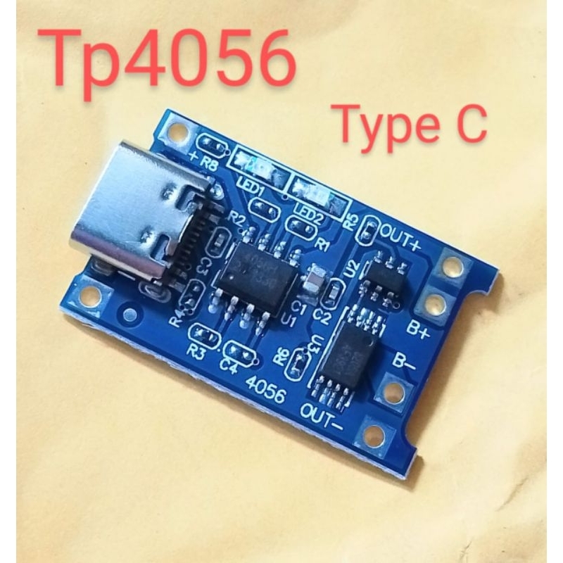 Jual TP4056 type-C modul cas baterai Type C + Proteksi baterai | Shopee ...