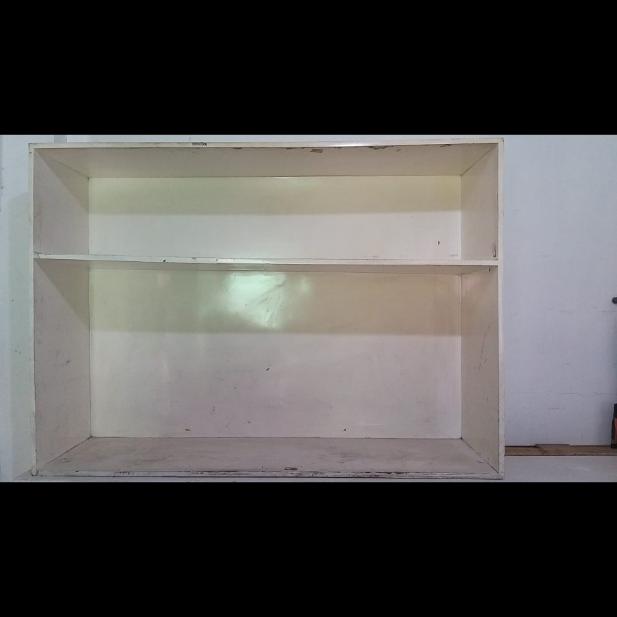 Jual RAK LEMARI PENYIMPANAN DISPLAY BARANG 2 SUSUN KAYU SECOND ...